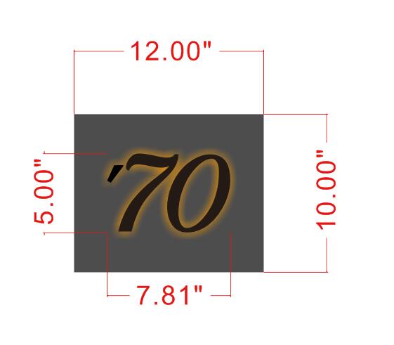 70 Acrylic Backlit Sign – helloneonsign