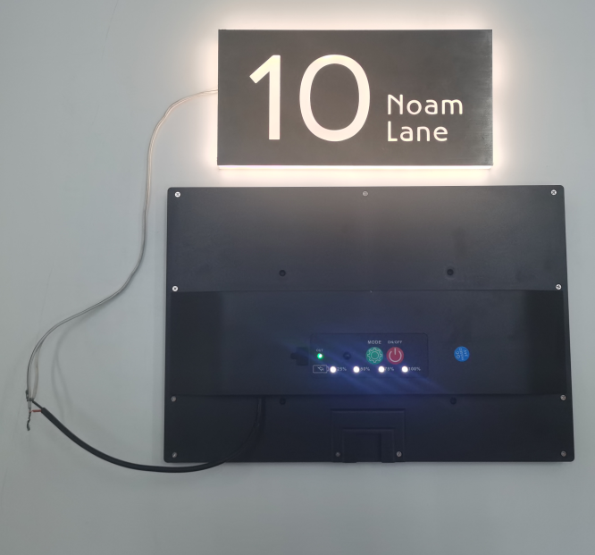 The Advantages of Solar Lighted Address Sign – helloneonsign