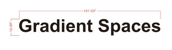Gradient Spaces Metal Backlit Sign – helloneonsign