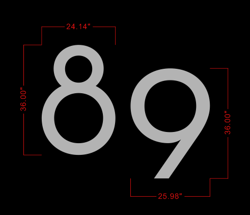 Individual metal backlit sign - 89 – helloneonsign