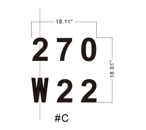 Individual Backlit Letter & Numbers - 270 W22 – helloneonsign