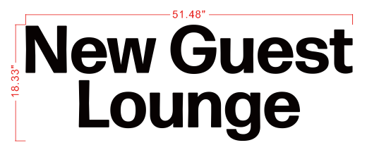 Backlit Letters - New Guest Lounge – helloneonsign