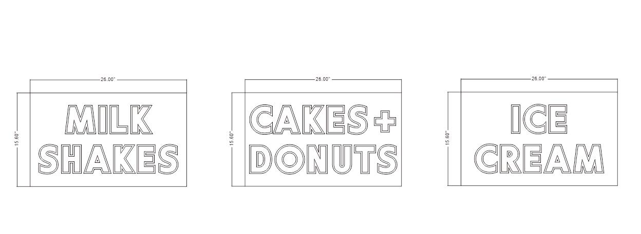 3 Sets of Hot Pink Neon Sign – helloneonsign