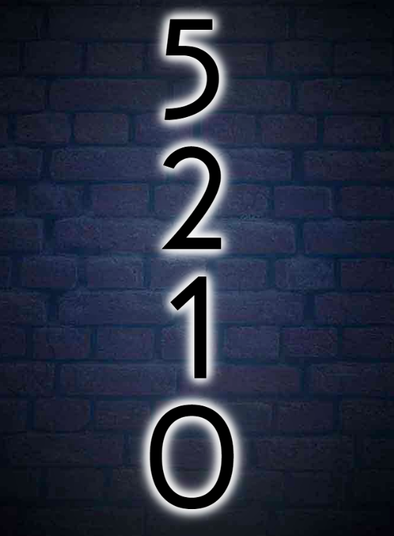 5210 Backlit House Numbers – helloneonsign