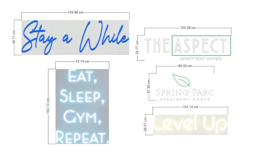 Neon Sings 5 Sets with Rush Order – helloneonsign