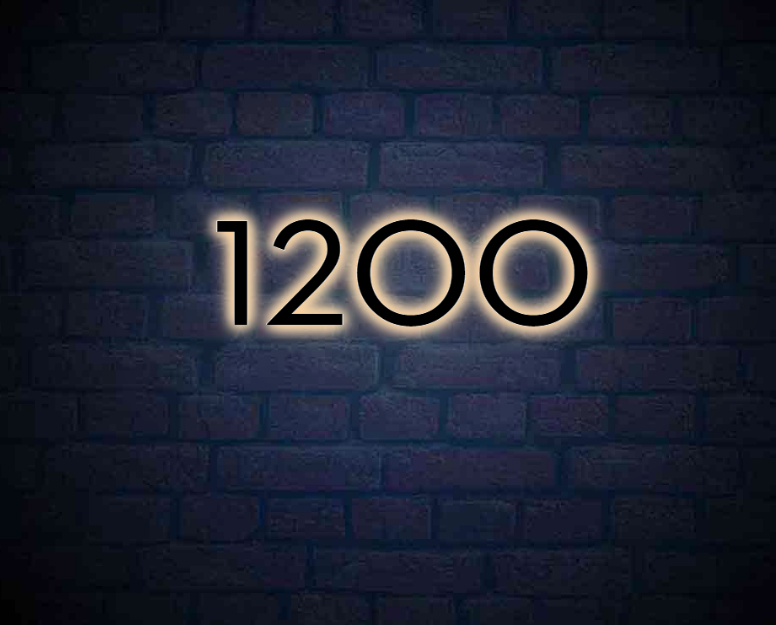 HOUSE NUMBER 1200 – helloneonsign