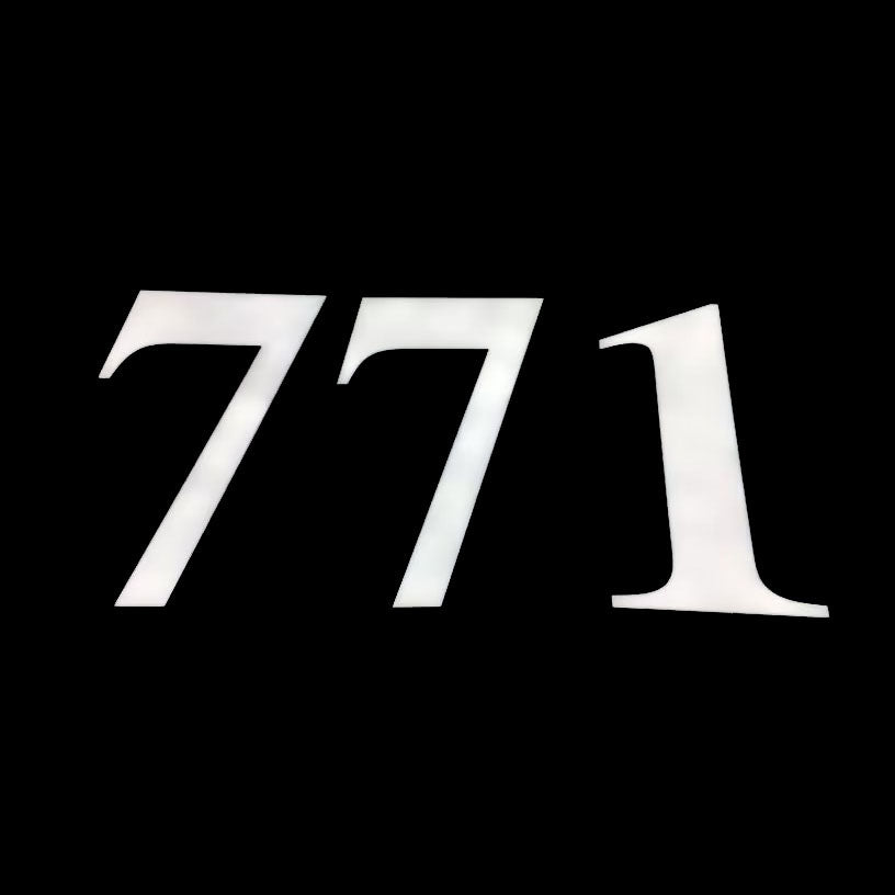 Illuminated Building Numbers Led Front Lighting Big Size 3D Address Nu ...