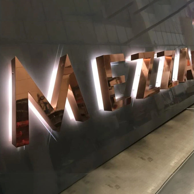 Custom Office Signs Lighting Signage Illuminated Backlit Letters Compa ...