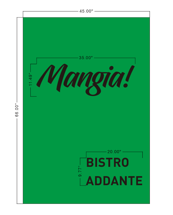 Mangia! BISTRO ADDANTE signs – helloneonsign