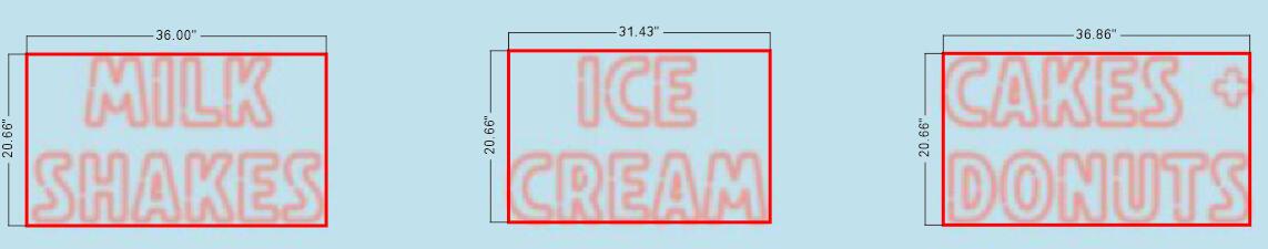 3 Sets of Hot Pink Neon Sign – helloneonsign