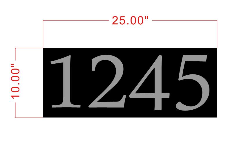House Number 1245 – helloneonsign