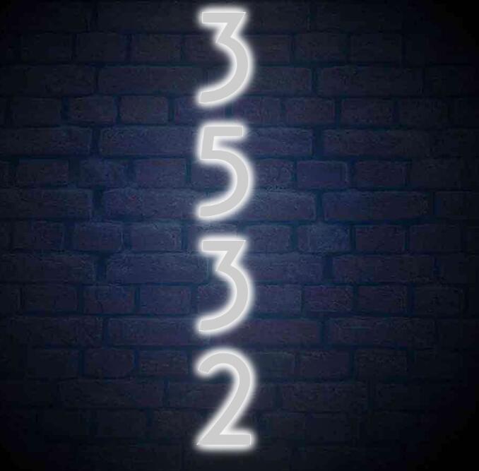 3534 and 3532 House numbers – helloneonsign