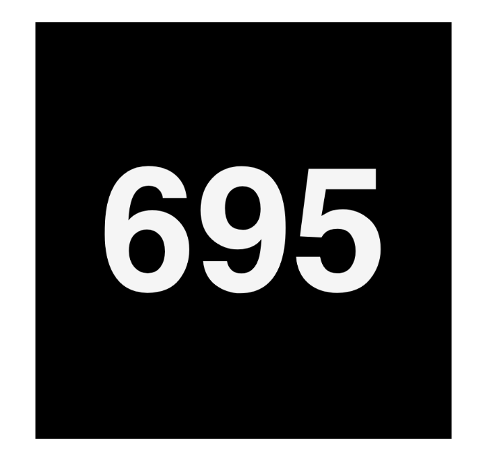 695 House Number Plaque – helloneonsign