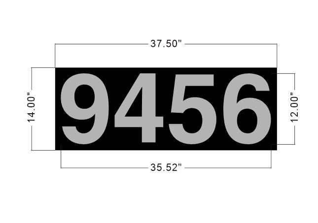 8 Sets of House Numbers – helloneonsign