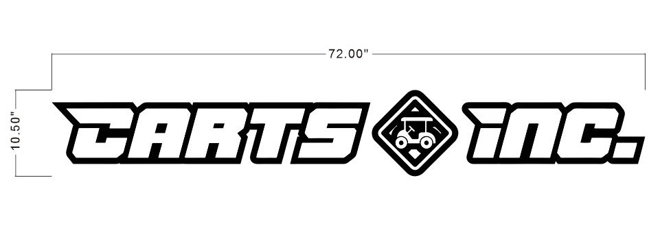 CARTS INC 3D Acrylic Light Sign (two sets) – helloneonsign