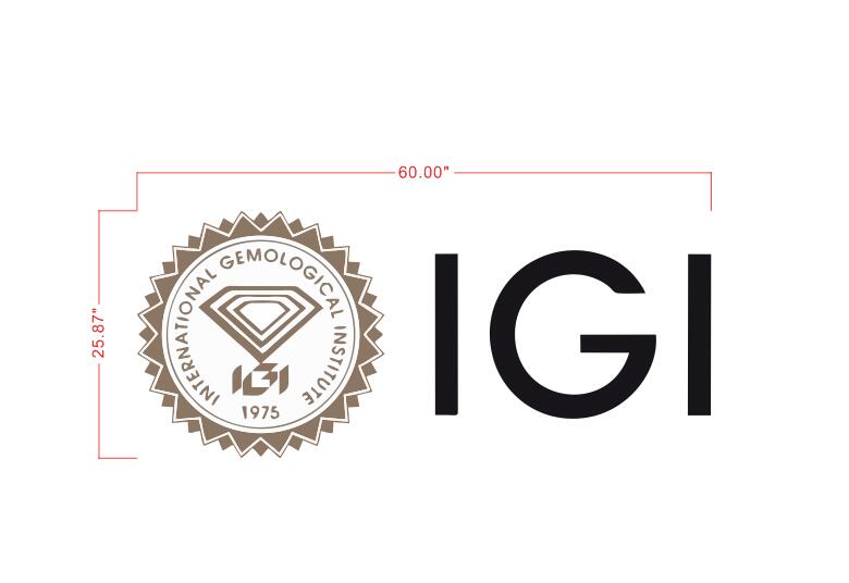 IGI Logo Backlit Sign – helloneonsign