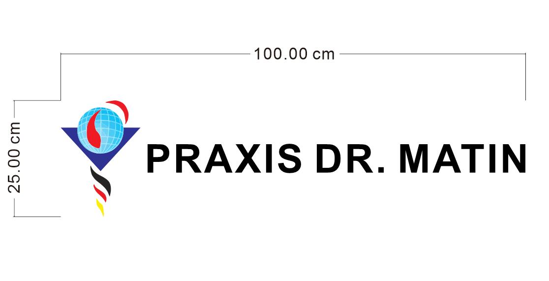 PRAXIS DR. MATIN Backlit Sign – helloneonsign