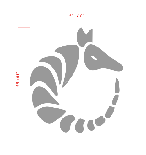 Armadillo Backlit Sign – helloneonsign