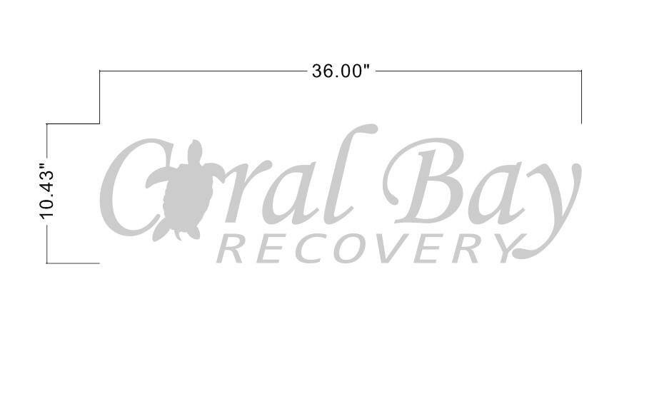 Coral Bay RECOVERY Backlit Sign – helloneonsign