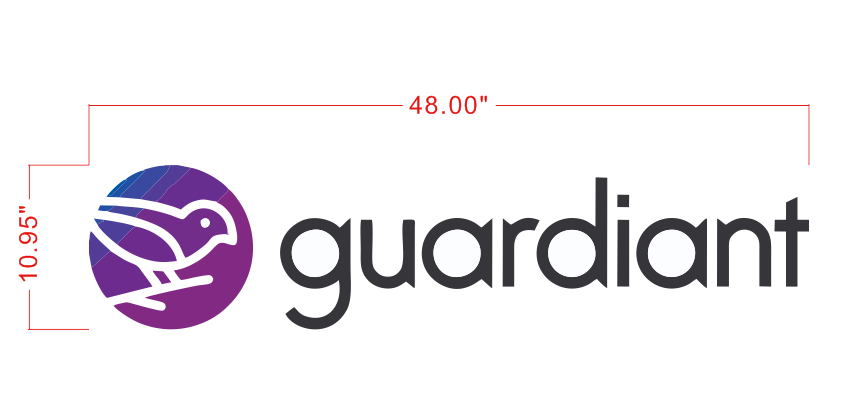 guardiant Backlit Sign – helloneonsign