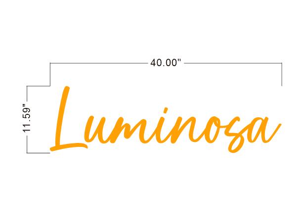 Luminosa Backlit Letters – helloneonsign