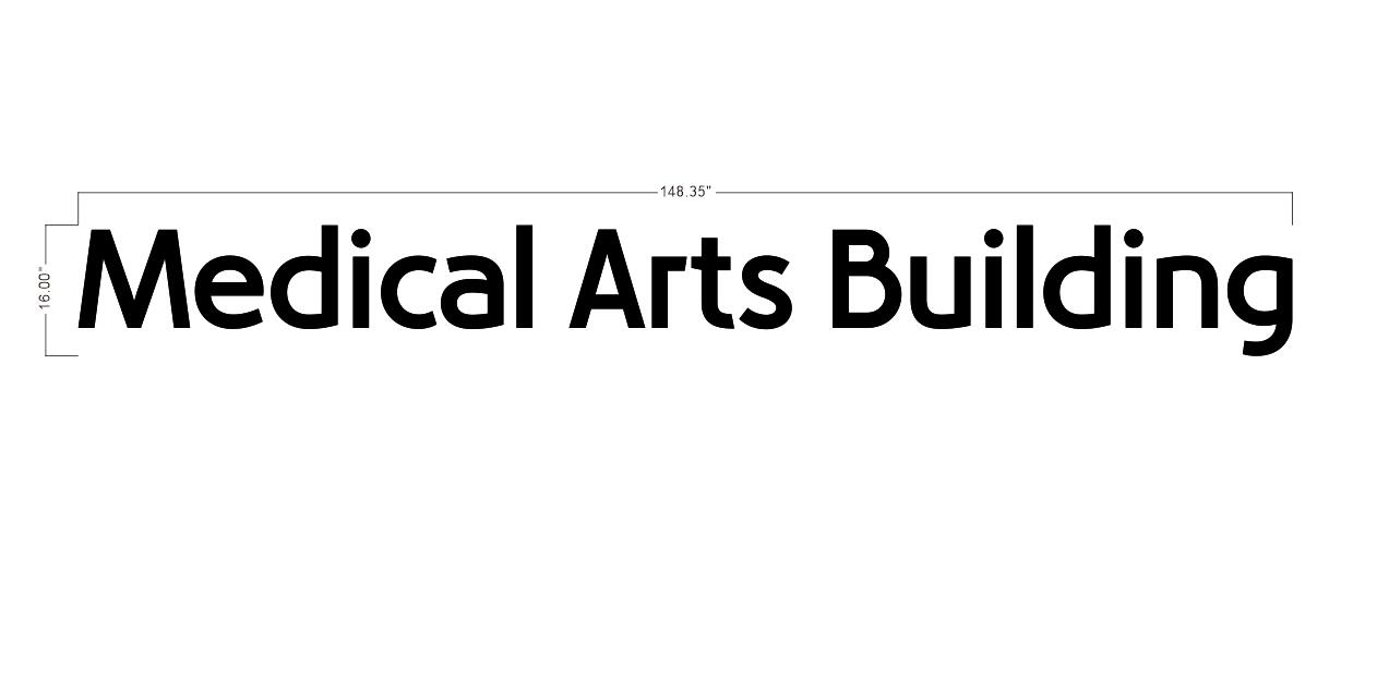 Medical Arts Building Backlit Sign – helloneonsign