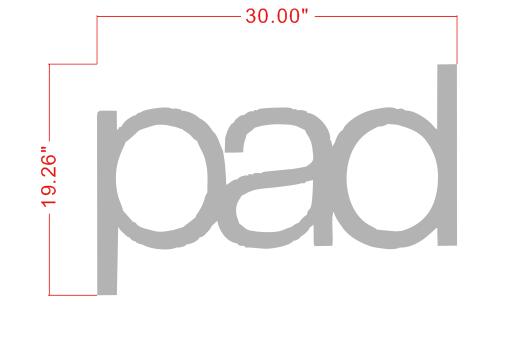 pad backlit sign – helloneonsign